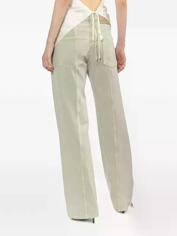 Helmut Lang Classic Five Pockets Wide-leg Jeans
