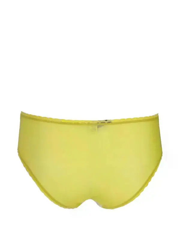 LAURA URBINATI Tulle Briefs - Yellow