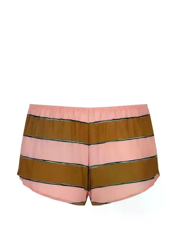 LAURA URBINATI Silk Striped Pyjamas