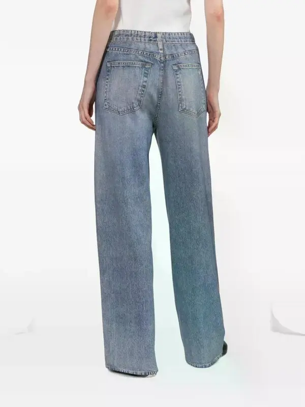 Rag & Bone Faded Wide-leg Trousers