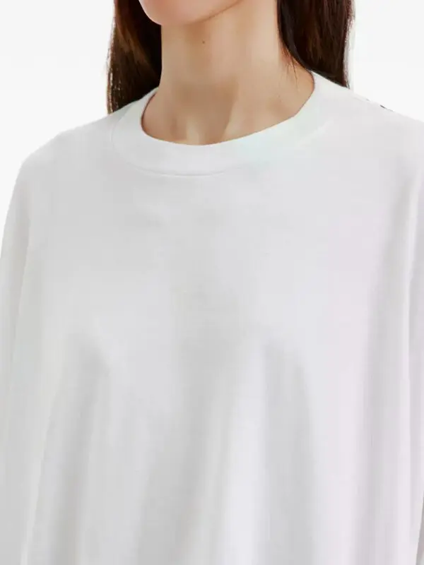 ENFOLD Asymmetric Hem Short Sleeve T-shirt