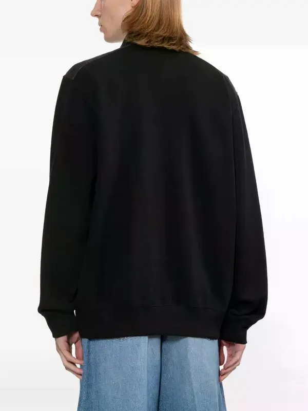 Toga Quarter-zip Panelled Sweater