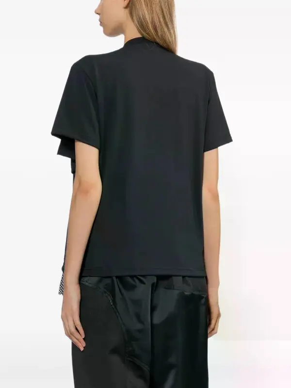 Comme Des Garçons Cutout Pleated T-shirt