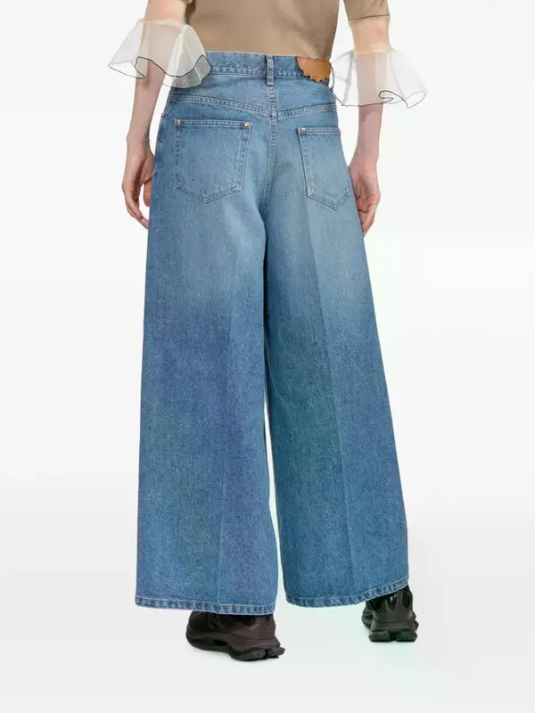 Toga Wide-leg Pleated Jeans