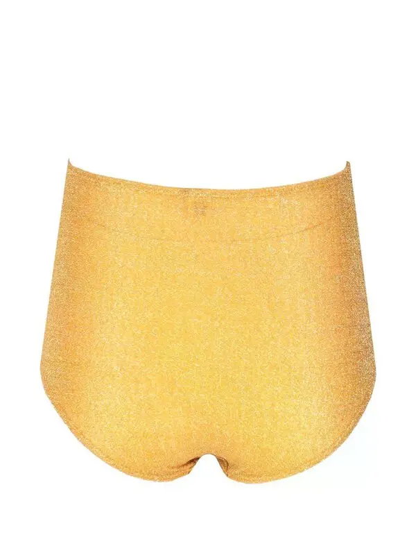LAURA URBINATI Glitter-effect High-waist Bikini Bottom