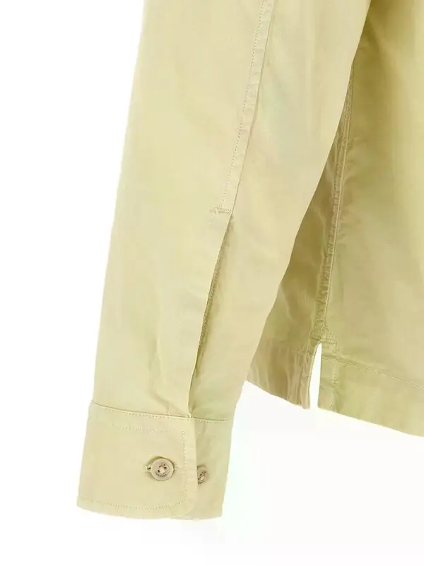 C.P. COMPANY Organic Gabardine Lens Flap Zip Overshirt