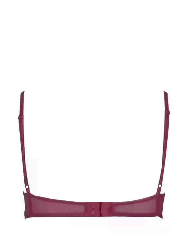 LAURA URBINATI Scalloped-edge Sheer Bra