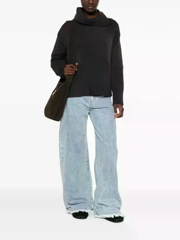 ANNE CLAIRE Wool Roll-neck Sweater