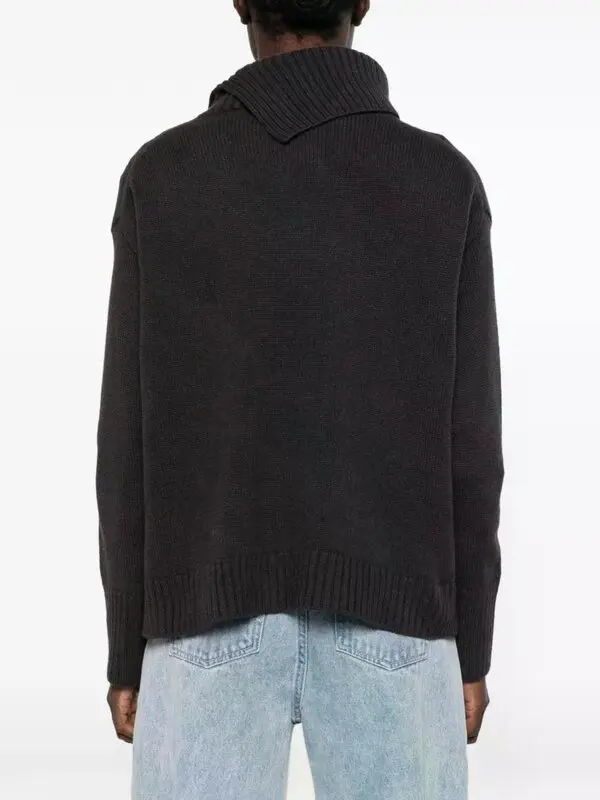 ANNE CLAIRE Wool Roll-neck Sweater