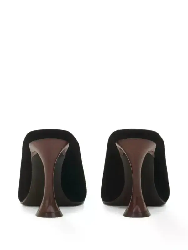 LANVIN Midnight Step Mules In Suede
