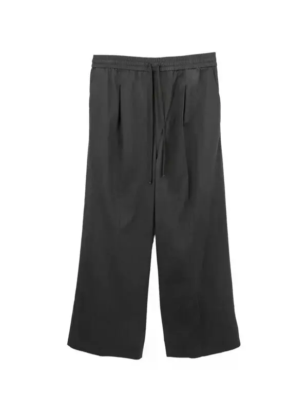 ESSENTIALS Drawstring Wide-leg Trousers