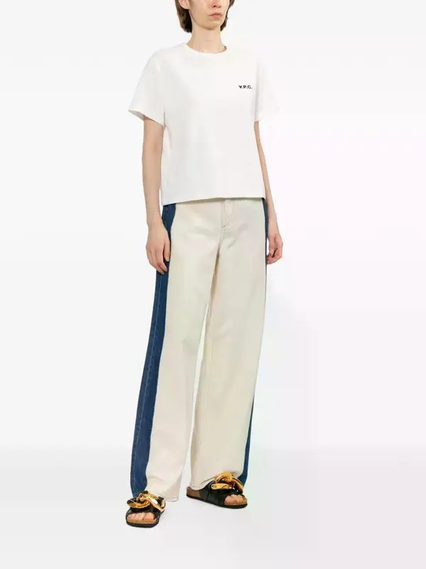 Rag & Bone Two-tone Straight-leg Jeans