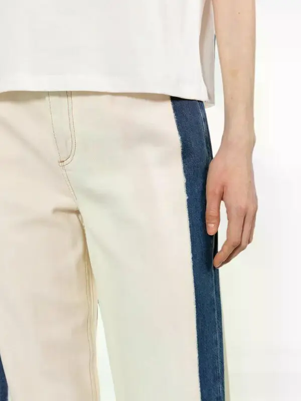 Rag & Bone Two-tone Straight-leg Jeans
