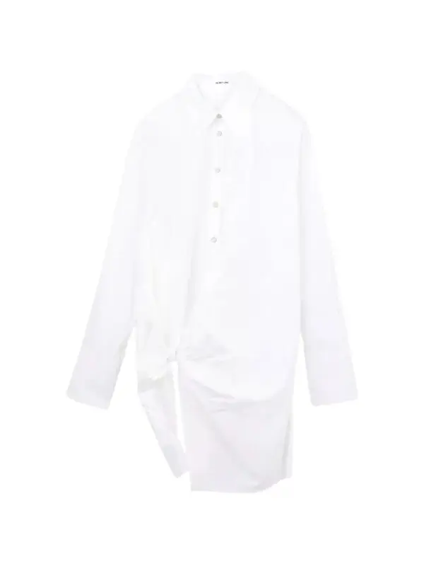 Helmut Lang Knotted Shirt Dress
