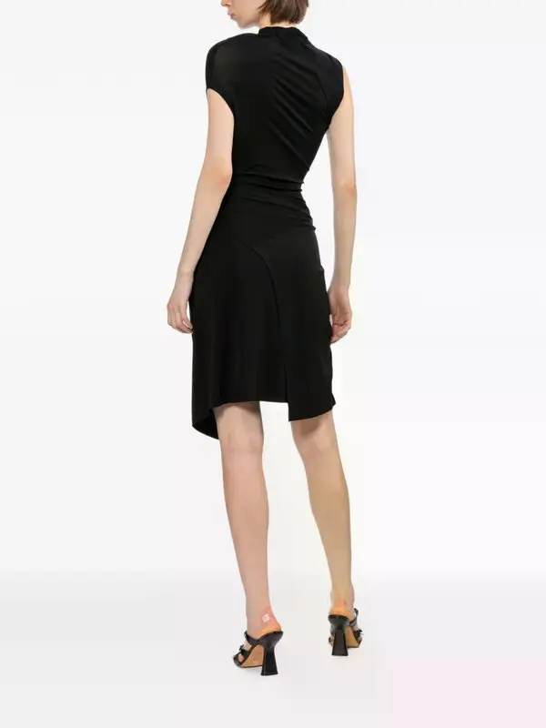 Helmut Lang Draped Asymmetric Dress