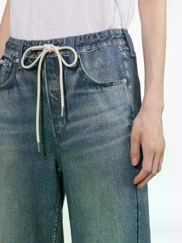 Rag & Bone Miramar Terry Drwcrd Wide-leg Track Pants