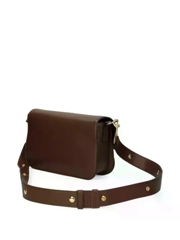 Moschino Clothespin-plaque Shoulder Bag