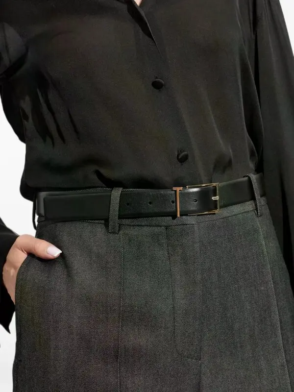 TOM FORD Leather T Loop Belt