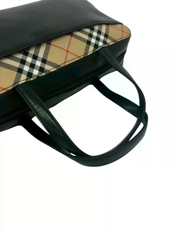 Burberry 2000-2017 Nova Check Handbag - Black