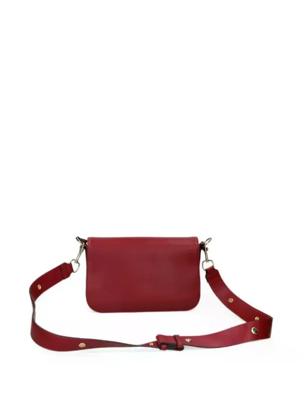 Moschino Clothespin Detail Shoulder Bag - Red