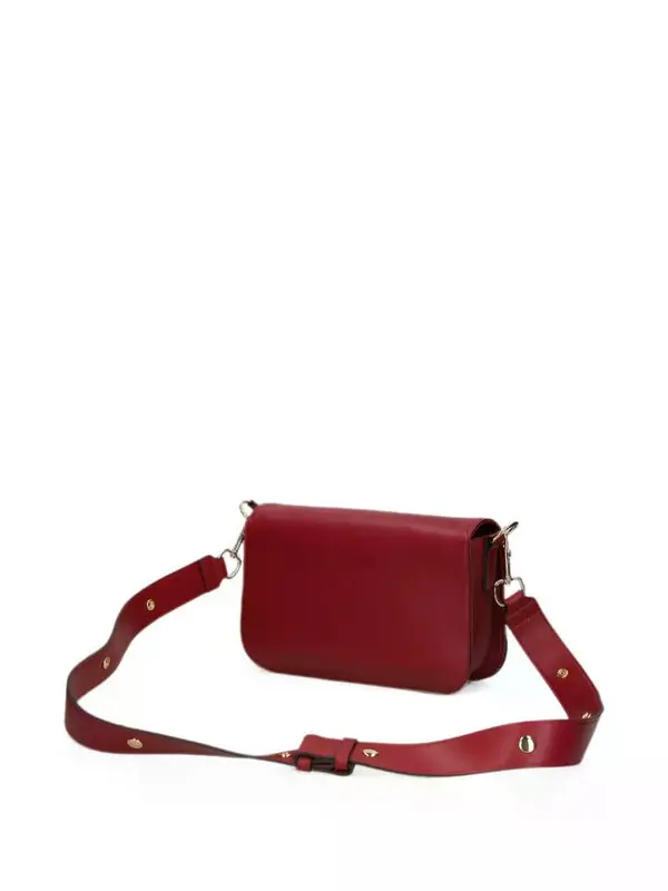 Moschino Clothespin Detail Shoulder Bag - Red