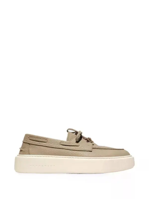 HENDERSON BARACCO Grainy Leather Loafers