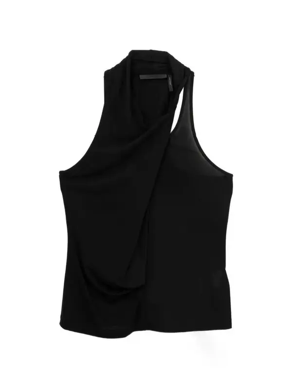 Helmut Lang Draped Halterneck Top