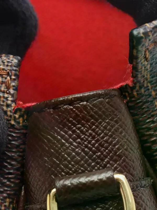LOUIS VUITTON Damier Ebene Trousee Pochette Handbag