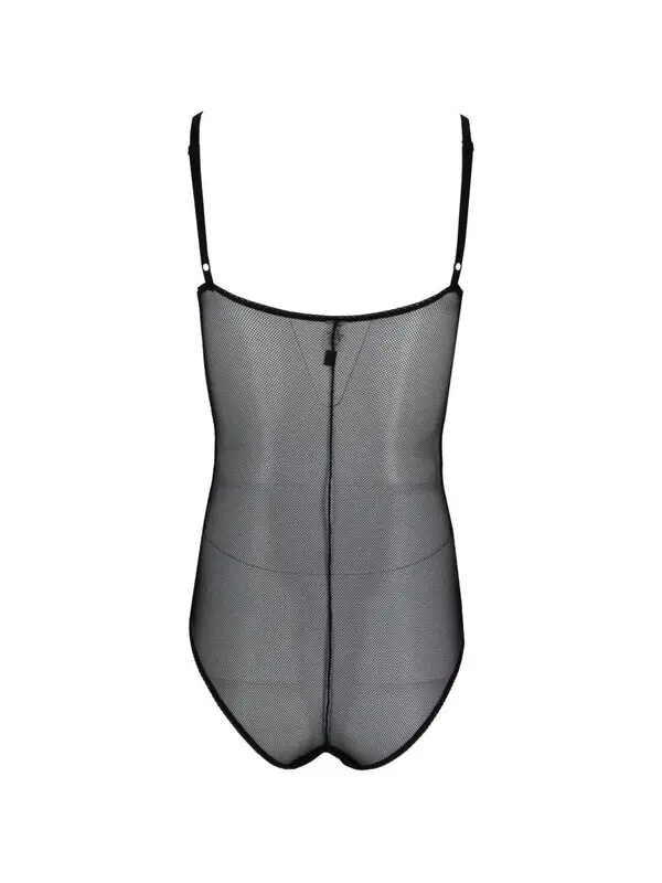 LAURA URBINATI Mesh-panelled Bodysuit