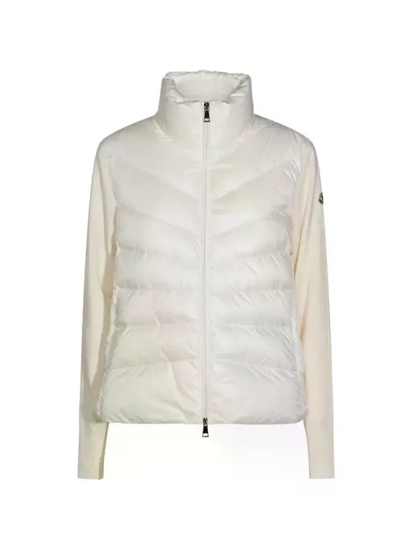 Moncler Padded Wool Zip-up Cardigan