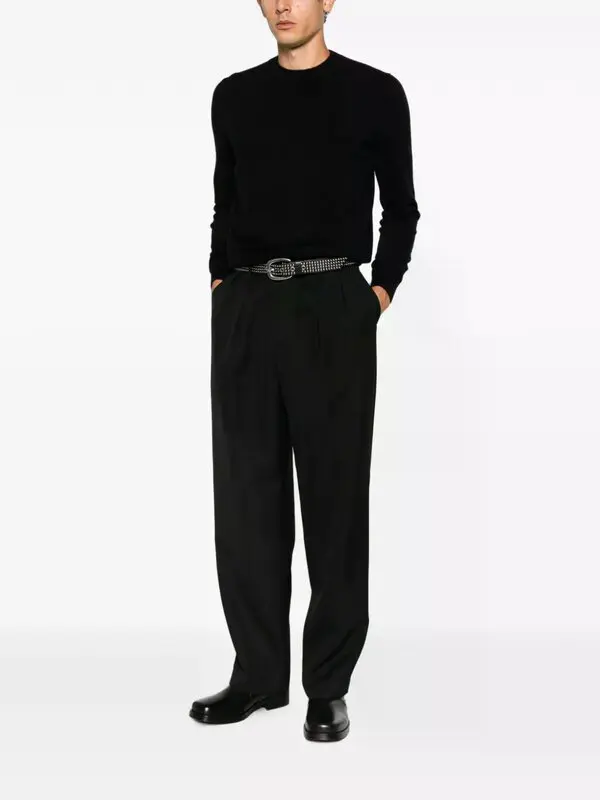 MAGAZZINO RICAMBI Ribbed-trim Crew Neck Sweater