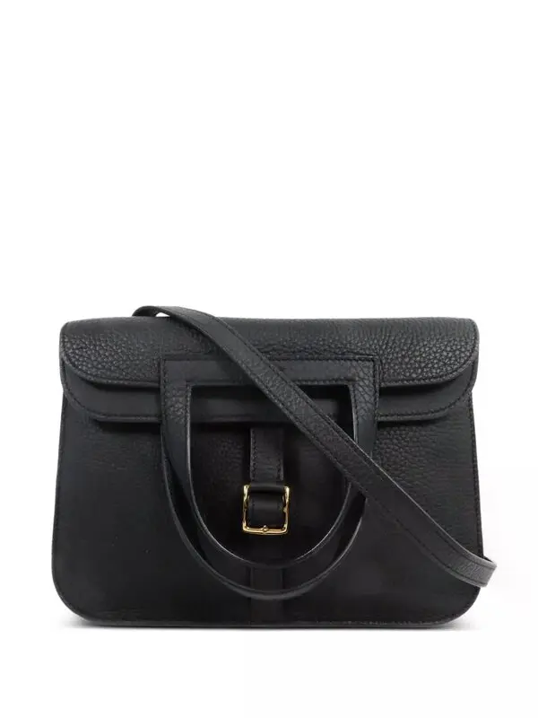 Hermès Halzan 25 Shoulder Bag - Black