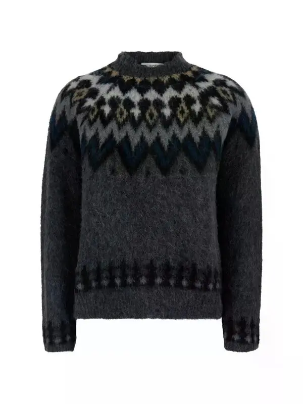 JUCCA Fair Isle-pattern Sweater - Grey