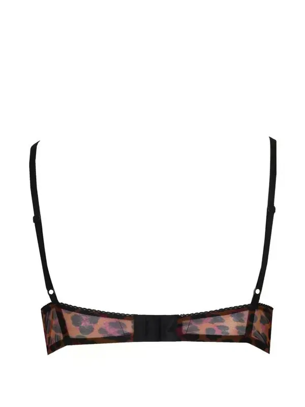 LAURA URBINATI Leopard-print Triangle Bra