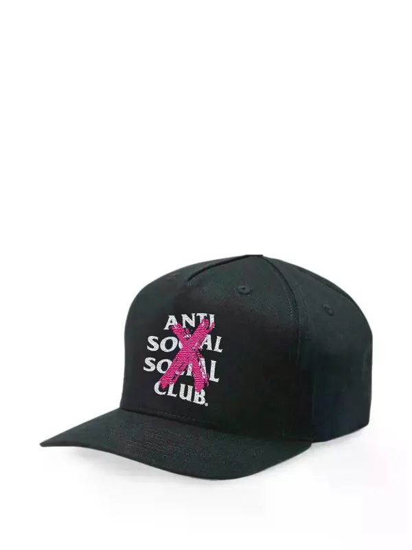 ANTI SOCIAL SOCIAL CLUB Cancelled Paint Logo Cap - Black