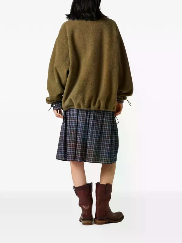 Miu Miu Fleece Zipper Jacket