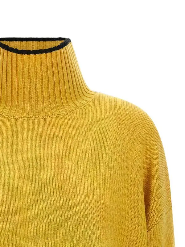 Pinko Ribbed-knit Roll-neck Sweater