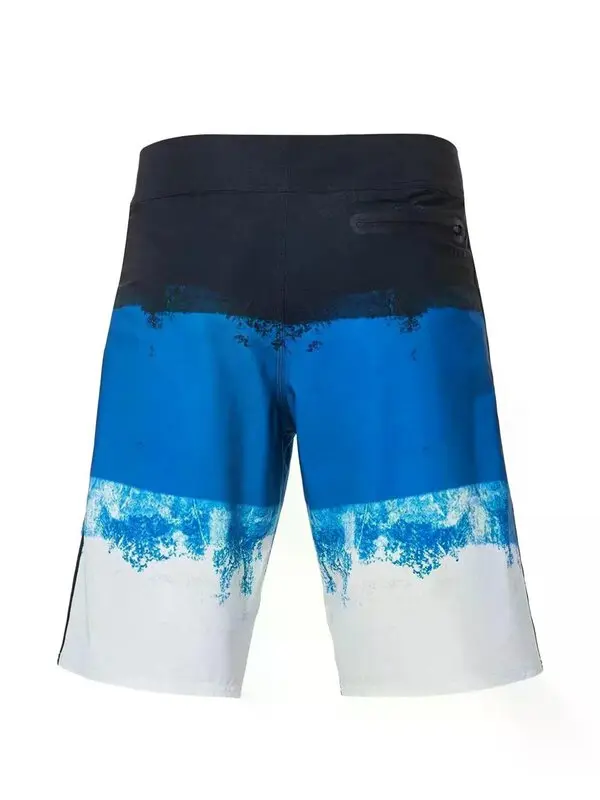 Oakley Color-block Graphic-print Shorts