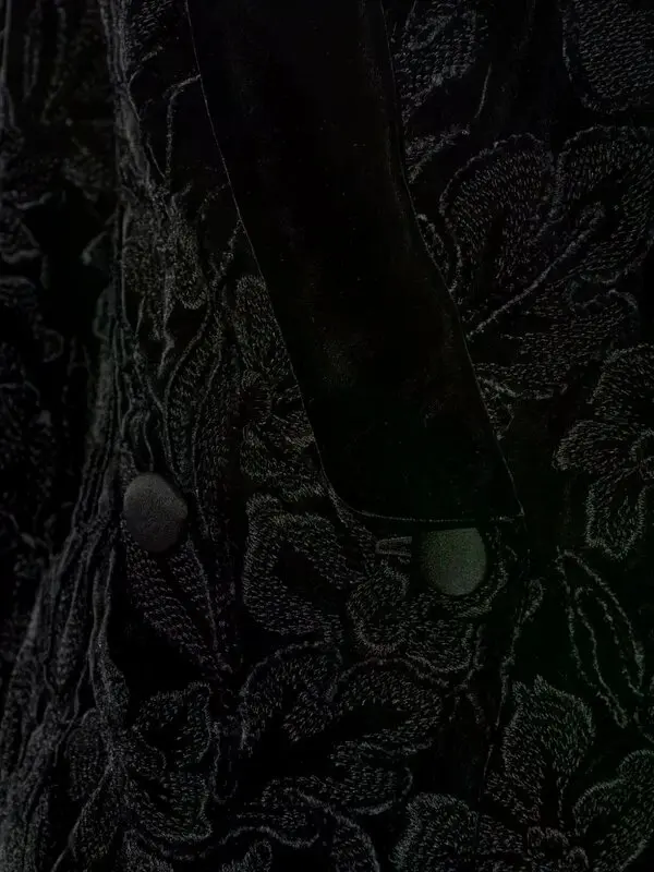 Balmain Velvet Floral Embroidered Blazer