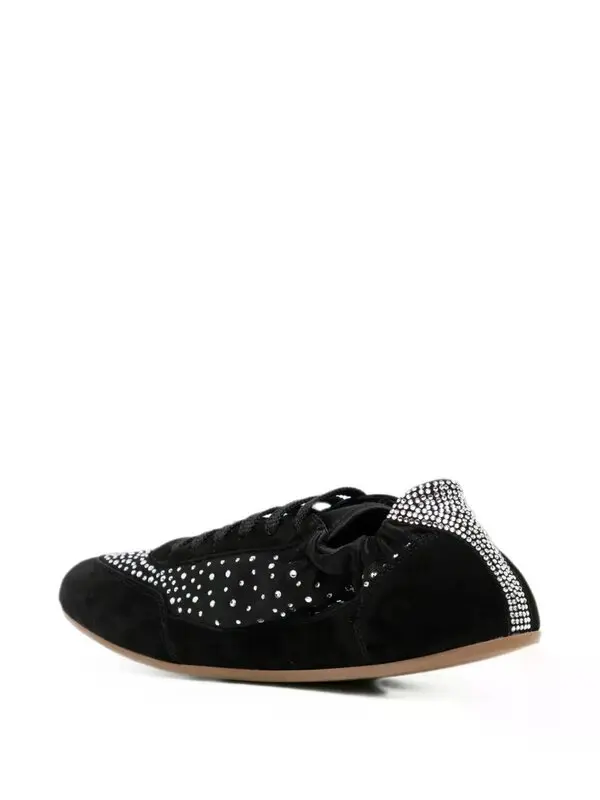 Rene Caovilla Florence Crystal-embellished Sneakers