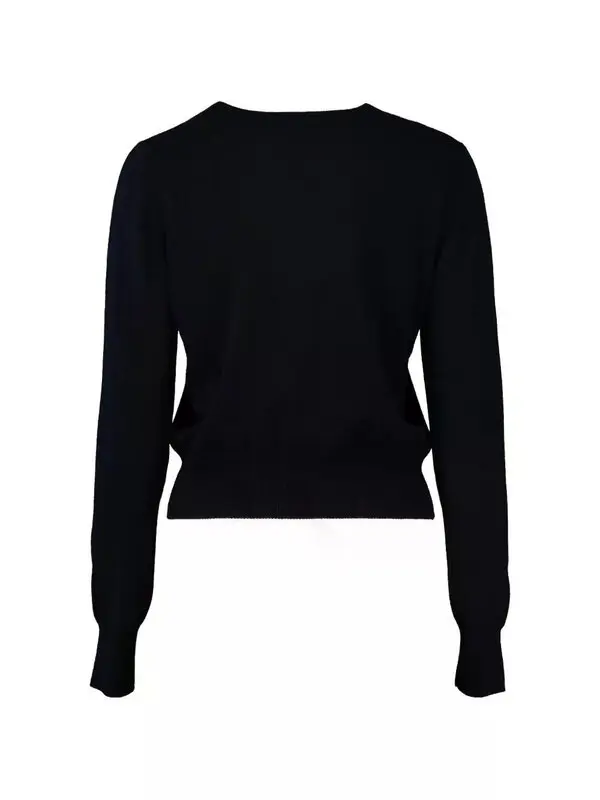 Misha Collection Ribbed-trim Cashmere Sweater