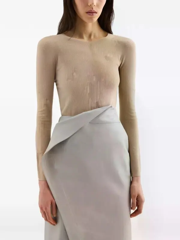 JIL SANDER Ribbed-knit Top