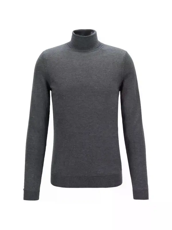BOSS Roll-neck Wool Sweater