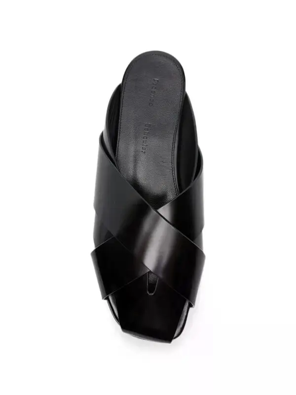 Proenza Schouler Slant Cross-strap Mules