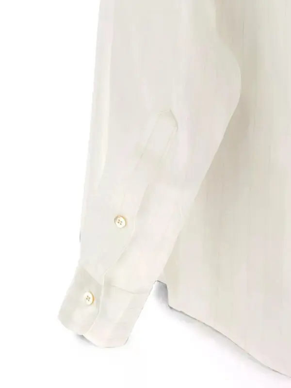 RIVIERA Vertical-stripe Silk Shirt