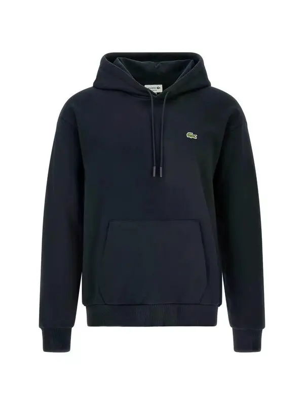 Lacoste Logo-patch Drawstring Hoodie
