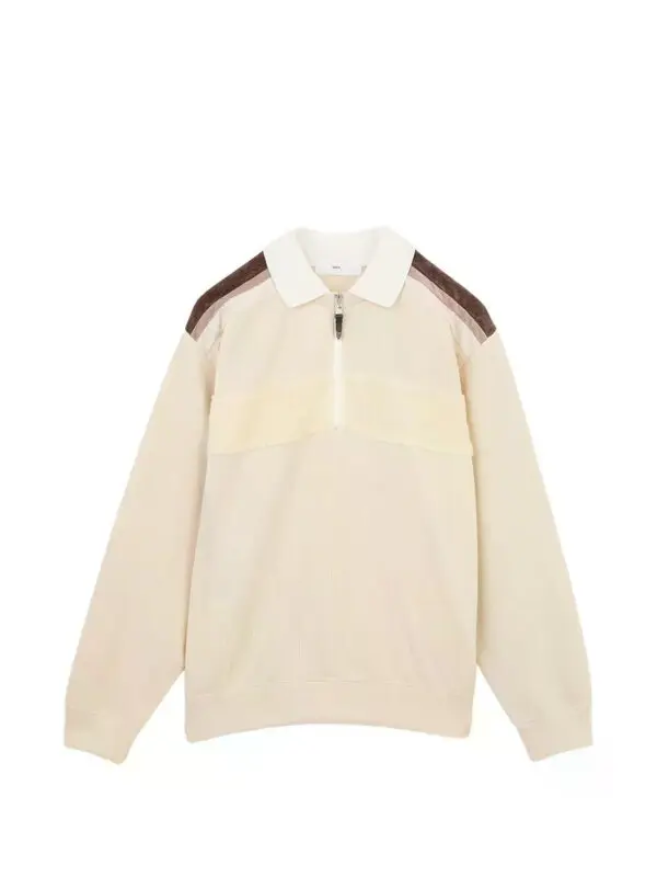 Toga Panelled Zip-up T-shirt