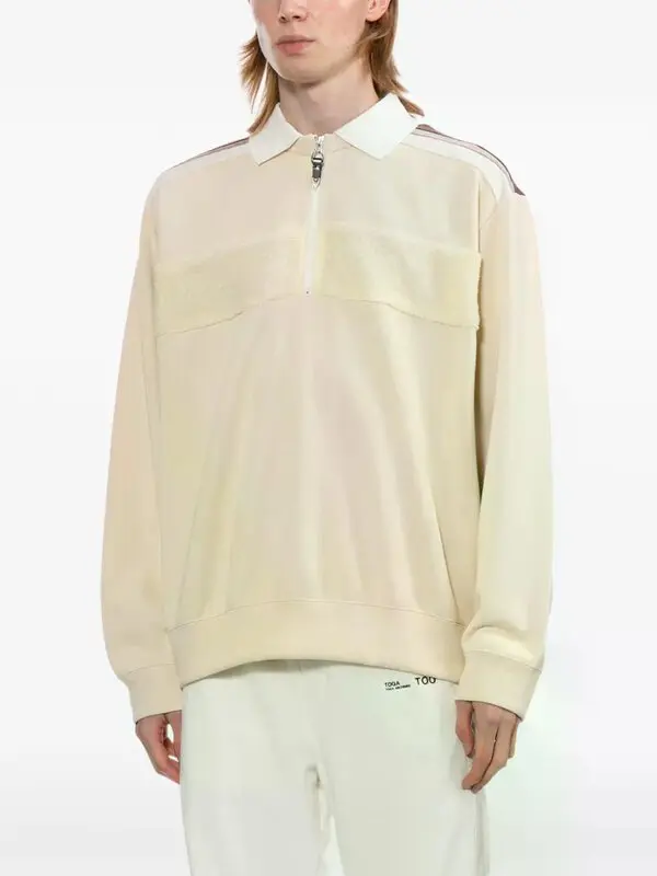 Toga Panelled Zip-up T-shirt