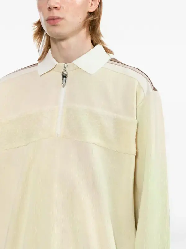Toga Panelled Zip-up T-shirt