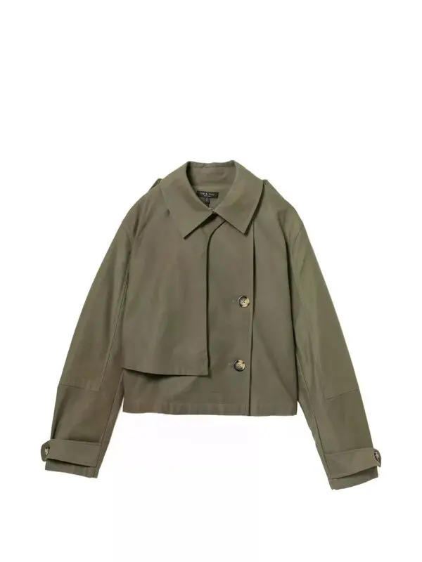 Rag & Bone Jamie Cropped Jacket - Green